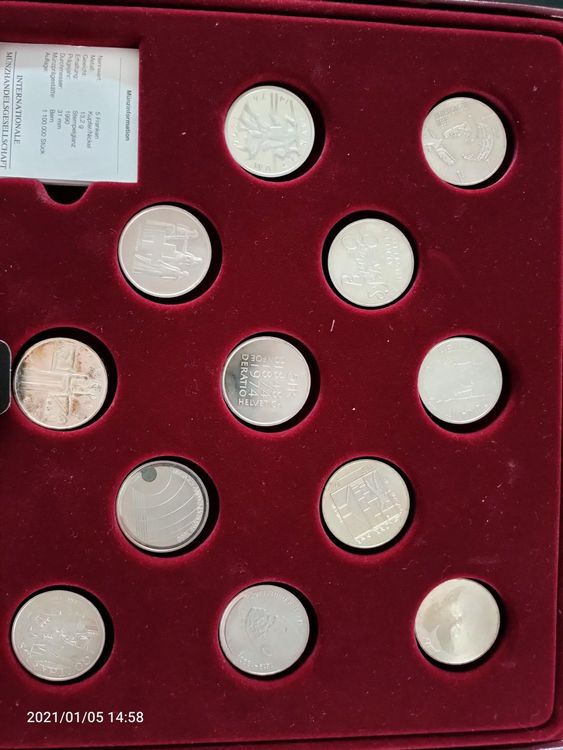 22 Schweizer Gedenkmünzen 5 CHF | Kaufen auf Ricardo