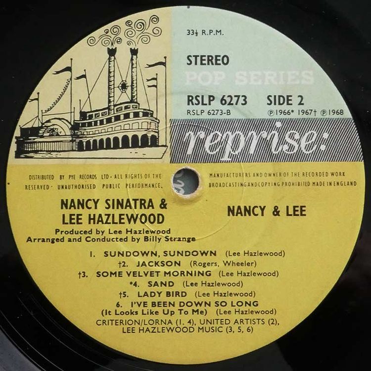 Nancy Sinatra & Lee Hazlewood - Nancy & Lee - UK 1968 (Gebraucht) in ...