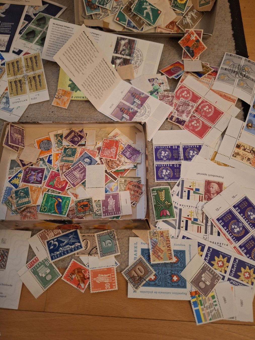 Grosse Briefmarkensammlung schweiz ab Pax und mehr 90 (Gebraucht) in ...
