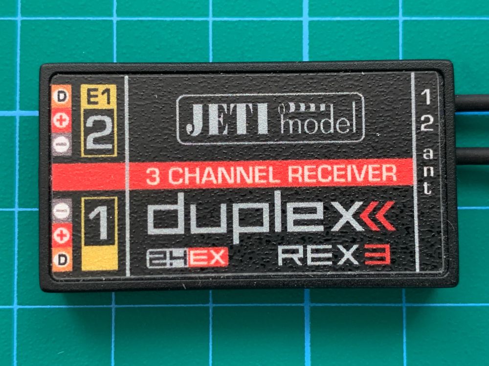 Jeti Empfänger Duplex REX 3 2.4 GHz EX, 100 mm Antennen | Kaufen auf ...