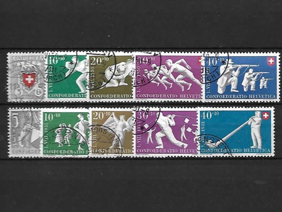 PP gest.1950+1951 Kat: CHF 135.- (Gebraucht) in Basel für CHF 4 – mit Lieferung auf Ricardo kaufen