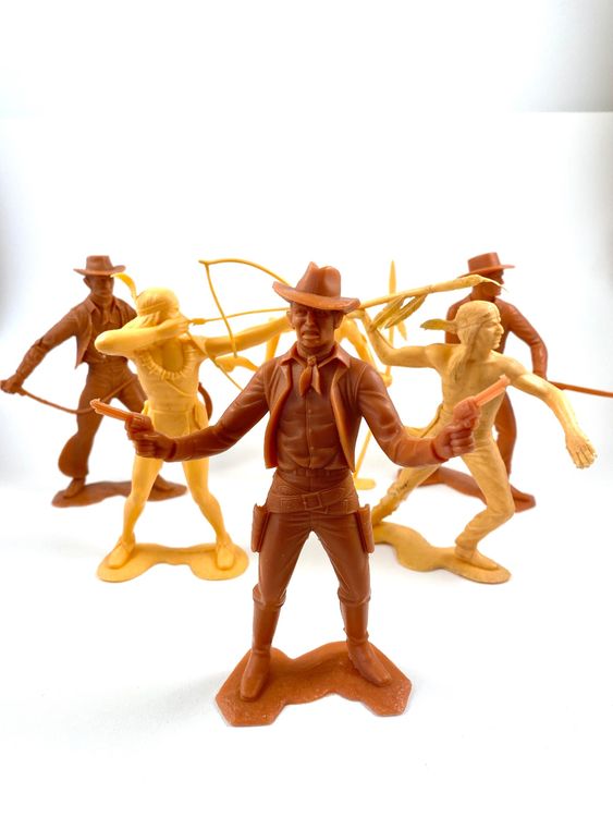 Rare Lot / Louis Marx. Cowboys & Indians / 1964 / XXL 16cm | Kaufen auf ...