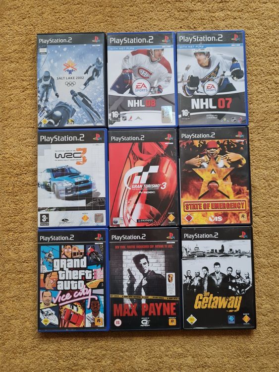 PlayStation 2 - package of 9 games | Kaufen auf Ricardo