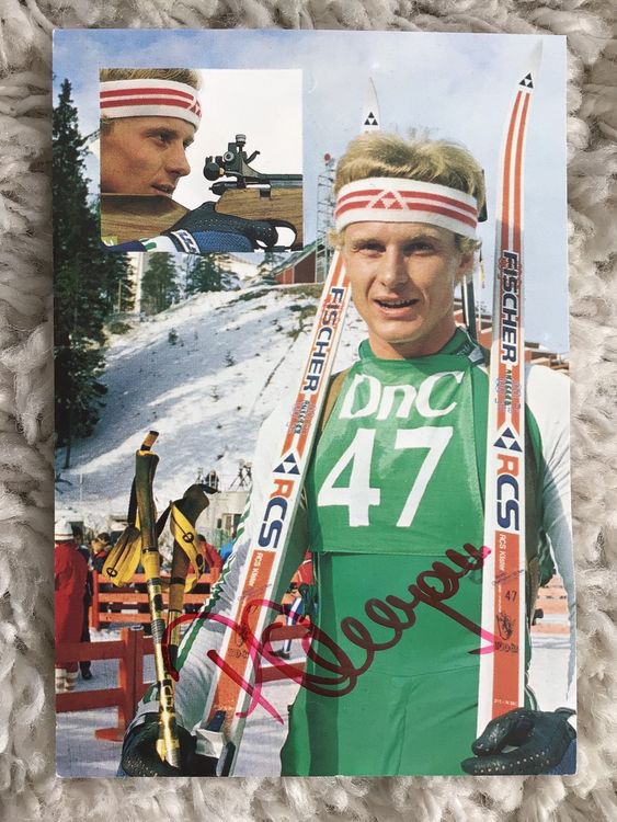 Peter Angerer original Auogramm Biathlon Weltcup Olympia WM | Kaufen ...