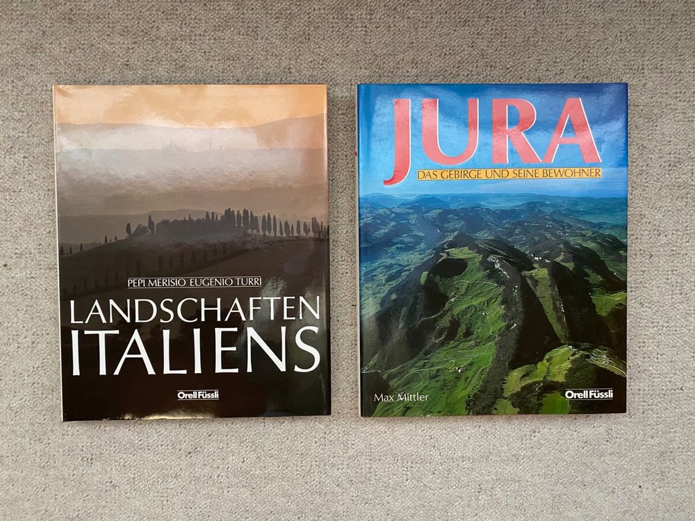 Bildbände Landschaften Italiens und Jura (Orell Füssli) (Gebraucht) in Pfäffikon ZH für CHF 15 ...