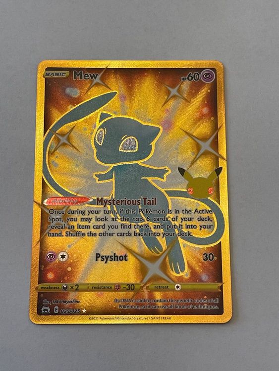 Mew Gold Celebrations Shiny | Kaufen auf Ricardo