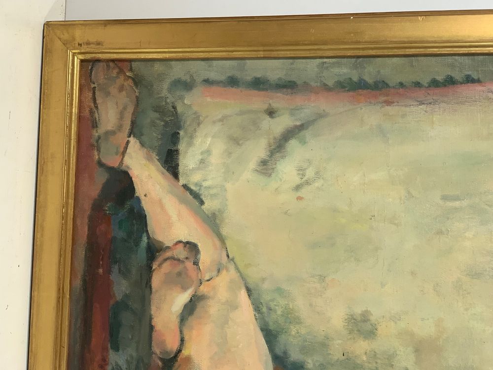 Rückenakt Gemälde von einer Dame (Gebraucht) in Root für CHF 400 – mit Lieferung auf Ricardo kaufen