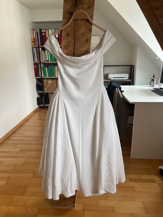 Trauung, Standesamtkleid Midi Gr. M, Hochzeit (Neu und originalverpackt) in Brunnen für CHF 10 ...