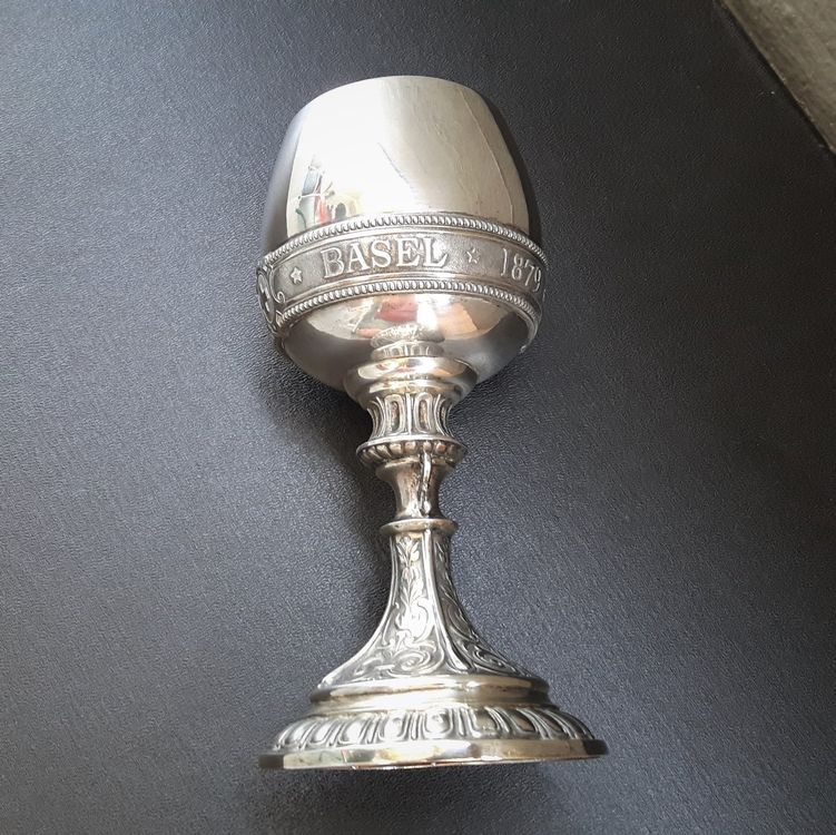 Schützenpokal: EIDG. SCHÜTZENFEST BASEL 1879 (Silber 800) (Gebraucht) in Zürich für CHF 390 ...