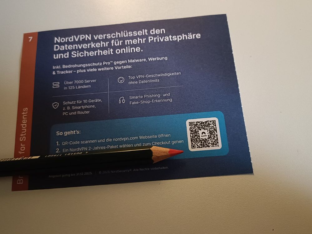 NordVPN 2-Year Subscription Code - 5% Off (Neu (gemäss Beschreibung ...