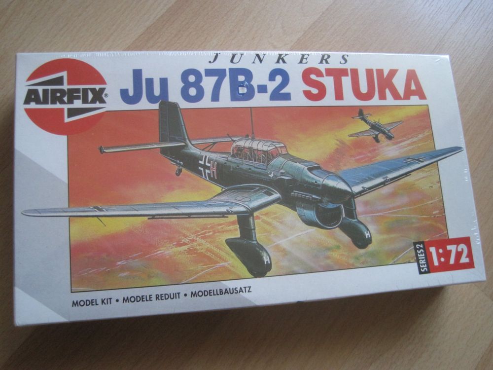 Junkers Ju 87B 2 Stuka 1/72 Airfix Bausatz RARITÄT (Neu und originalverpackt) in Gossau SG für ...