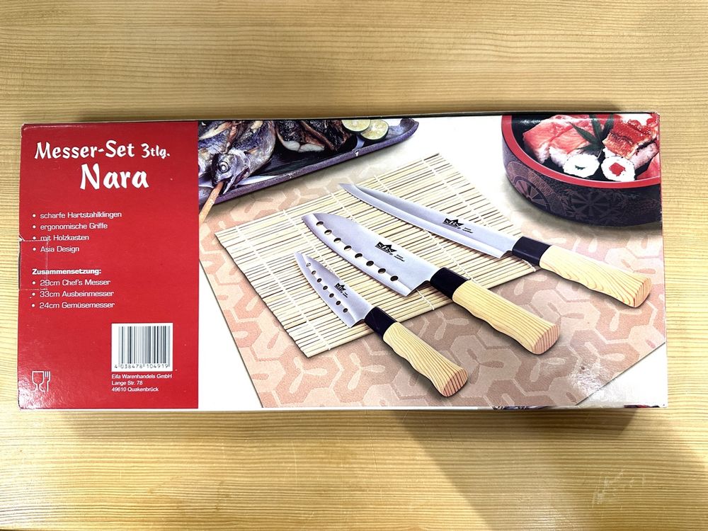 Messer-Set 3tlg. Nara, neu und originalverpackt (Neu und originalverpackt) in Zürich für CHF 5 ...