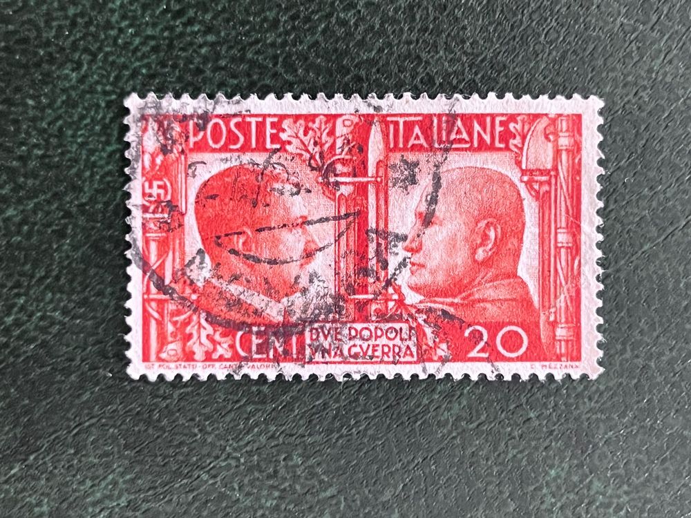 Italia Briefmarke mit Hitler und Mussolini ab 1.95 CHF !!! (Gebraucht) in Chiasso für CHF 1.95 ...