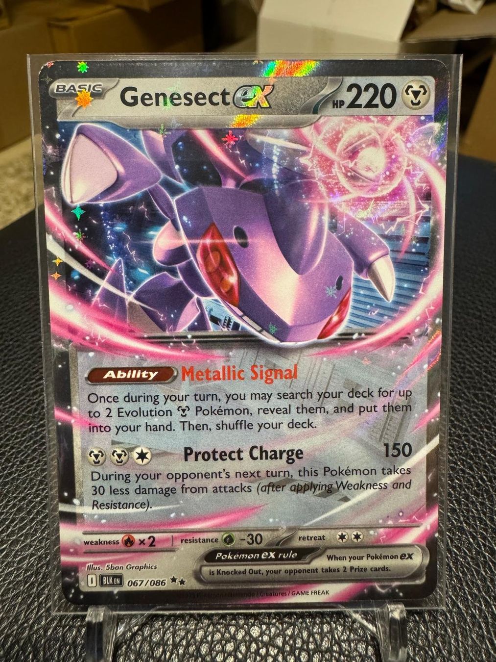 Genesect ex | Double Rare | BLK 067/086 | EN (Gebraucht) in ...