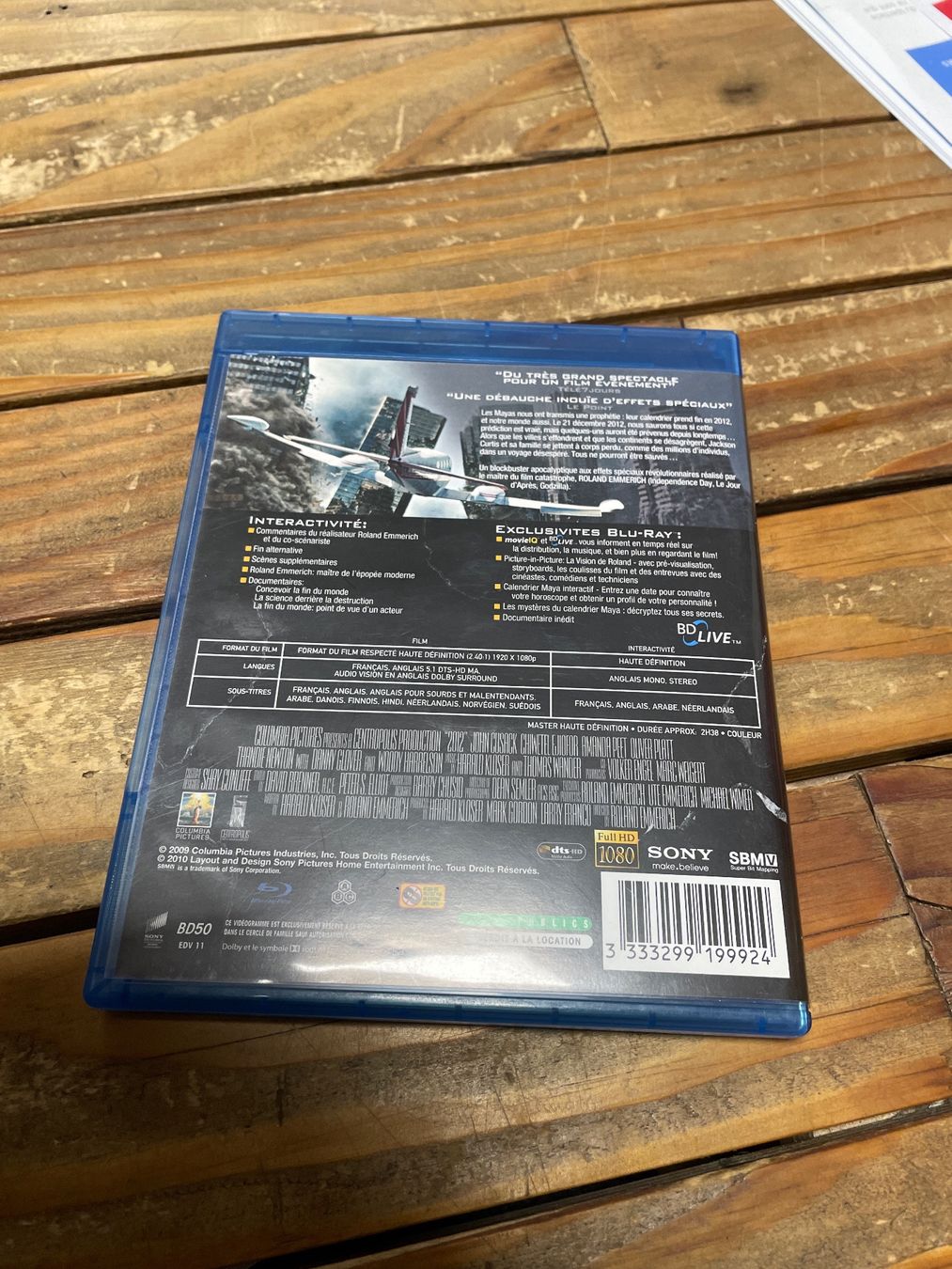 DVD blu-ray 2012 (D'occasion) à moudon pour CHF 2 – avec livraison ...