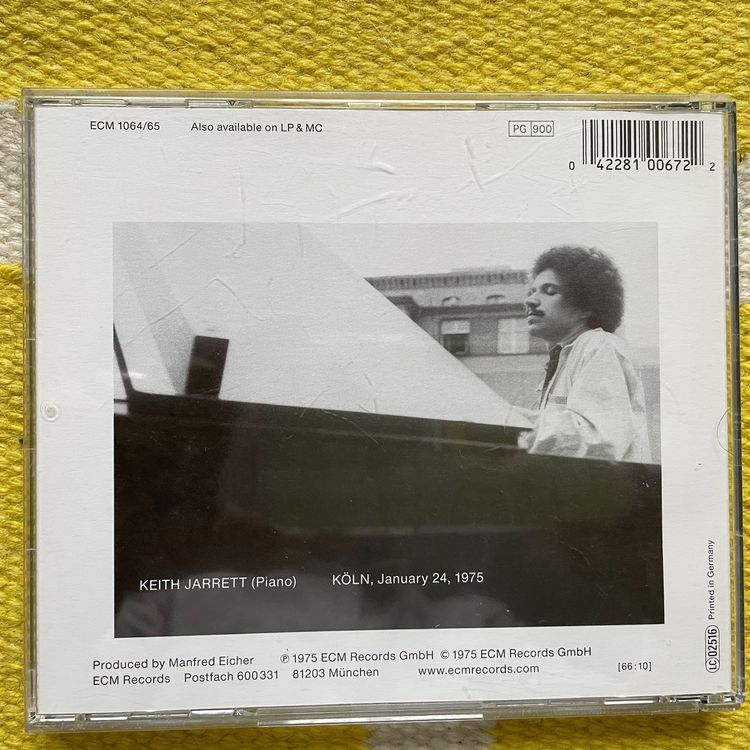 KEITH JARRETT-THE KÖLN CONCERT 1975 | Kaufen auf Ricardo