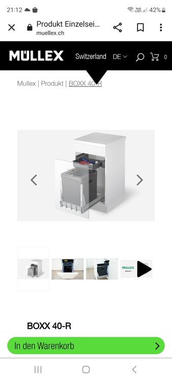 Müllex Box40-R Müllbehälter komplett (Neu und originalverpackt) in ...