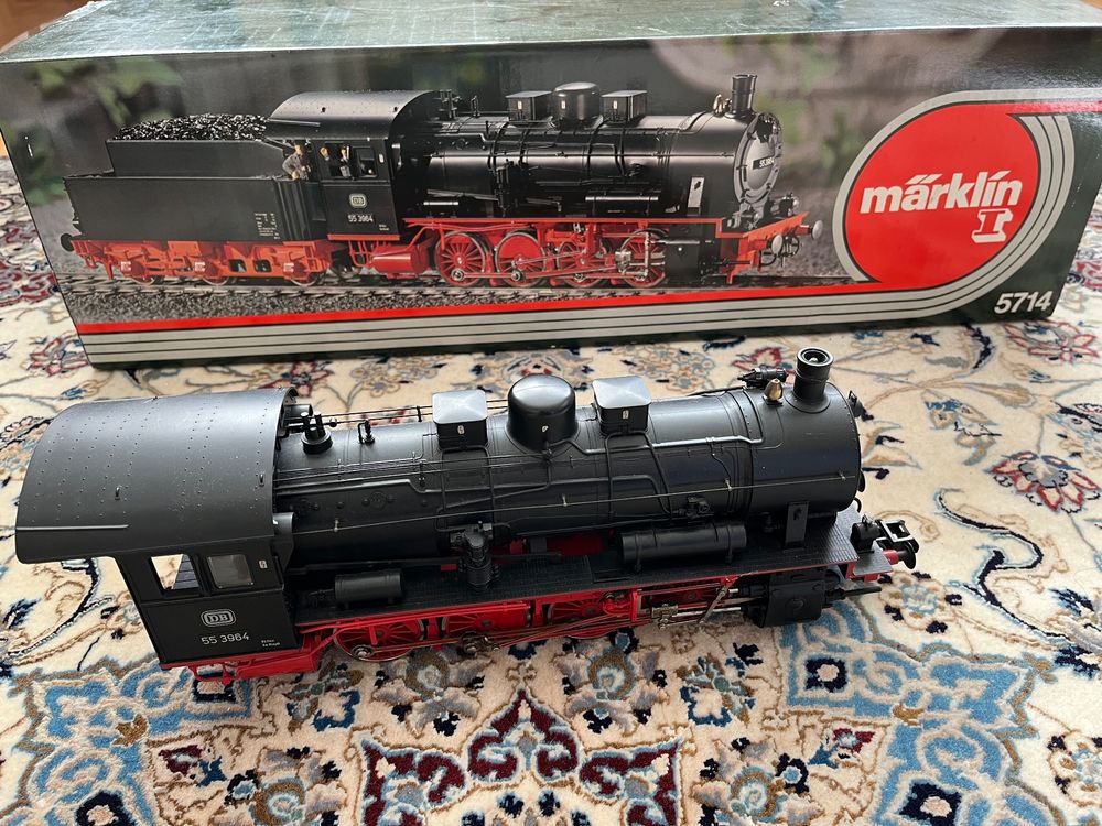 Märklin 5714 Spur 1 Dampflok BR 55 3964 der DB in OVP (Gebraucht) in ...