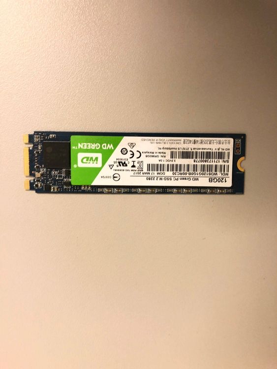 WD Green 128GB M.2 SSD (Gebraucht) in Baar für CHF 25 – mit Lieferung ...