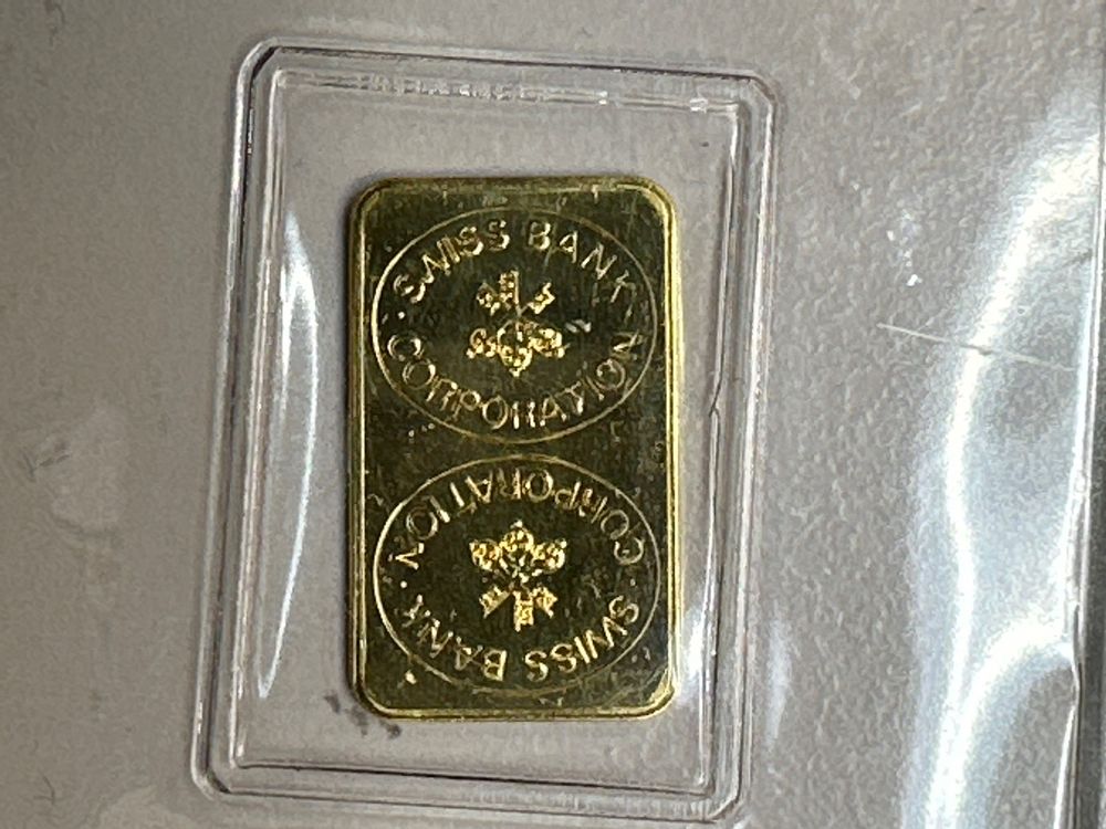 2g Goldbarren Swiss Bank | Kaufen auf Ricardo