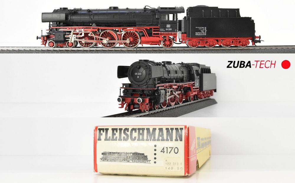 Fleischmann 4170 Dampflok BR 01 DB H0 GS Analog mit OVP (Gebraucht) in St. Gallen für CHF 82 ...