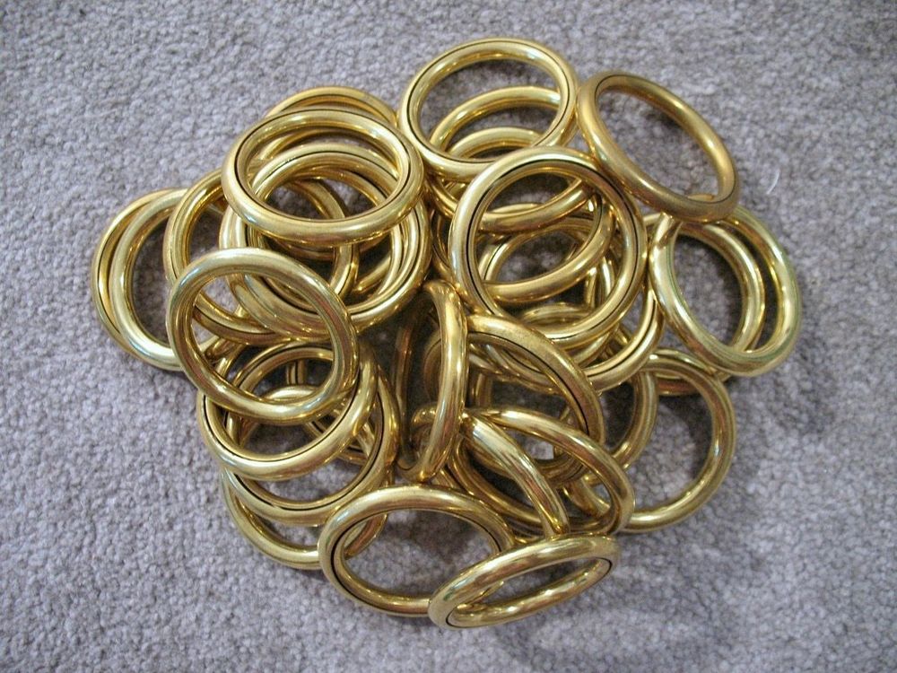 31x Messing Ring 44 / 32 mm Makramé Basteln | Kaufen auf Ricardo