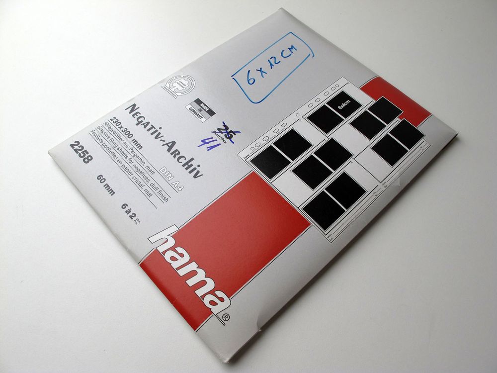 Hama Negativ Archiv für 6x12 cm Negative aus Pergamin (Gebraucht) in ...