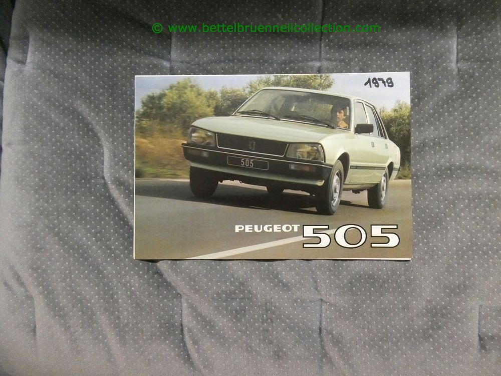 Peugeot 505 1980 Prospekt deutsch | Kaufen auf Ricardo