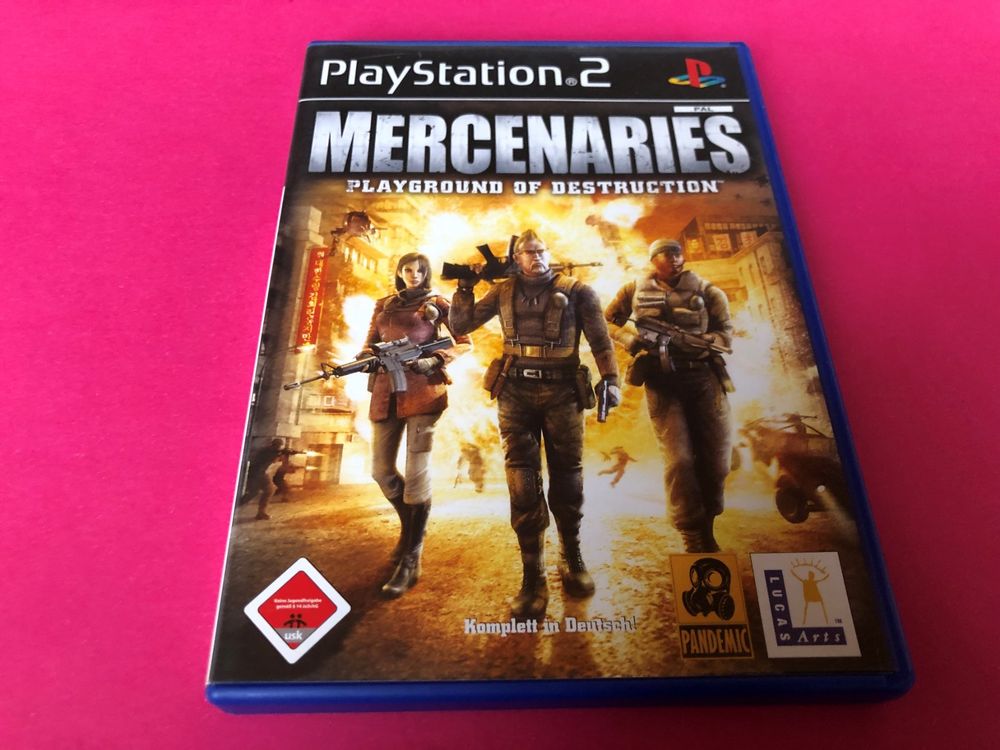 MERCENARIES PLAYGROUND OF DESTRUCTION SPIEL FÜR PS2 (Gebraucht) in ...