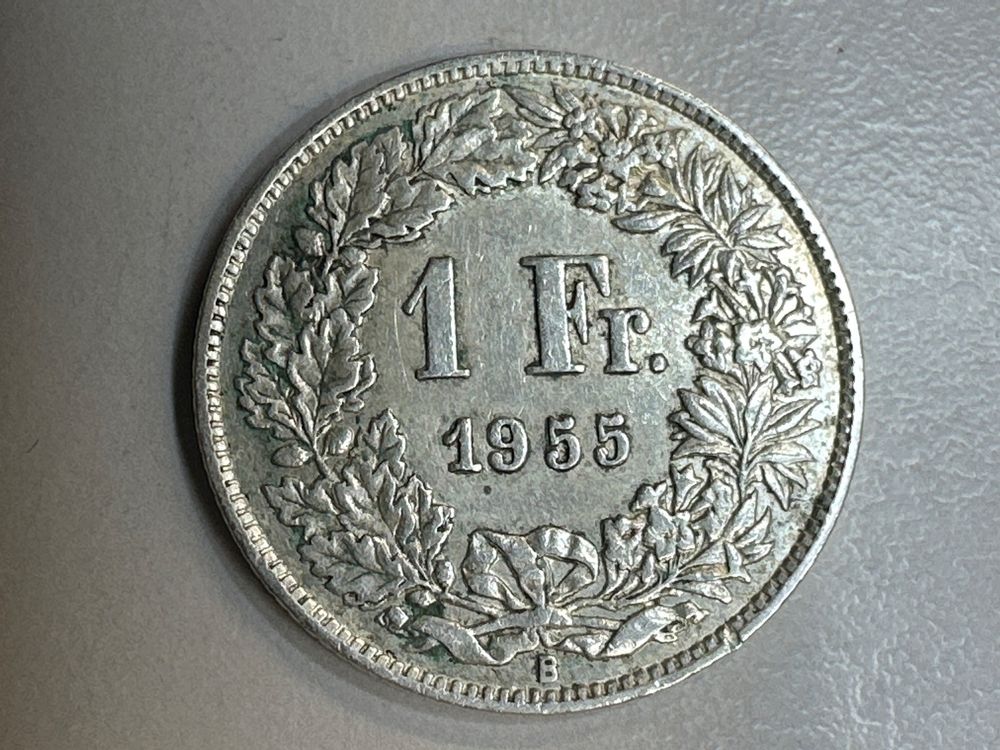 1 Fr.Silber Schweiz 1955 ss+ | Kaufen auf Ricardo