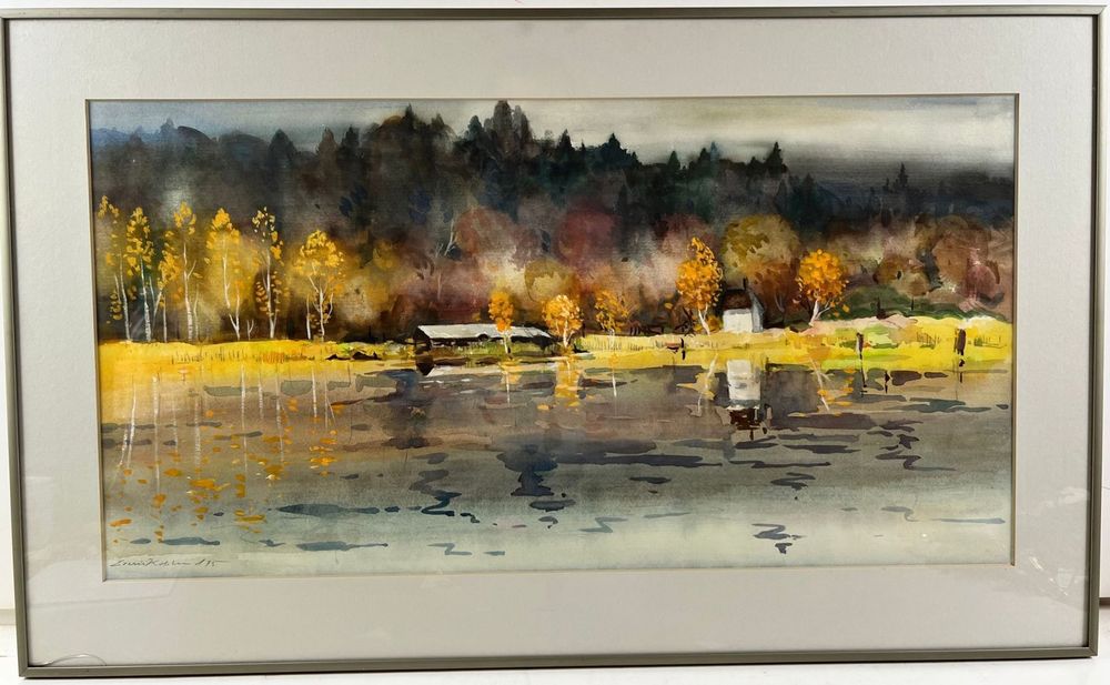 Landschafts Aquarell Signiert. (Gebraucht) in Neuhausen am Rheinfall für CHF 45 – mit Lieferung ...