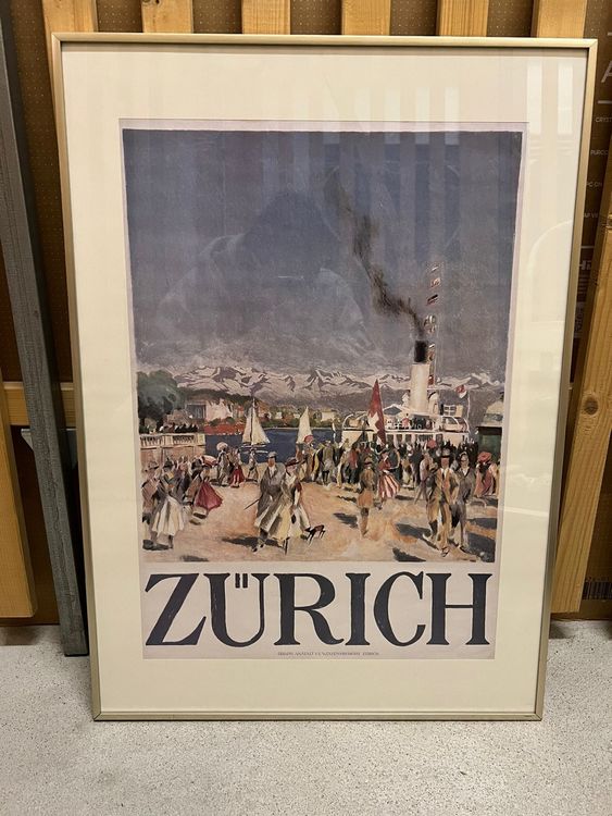 Vintage Plakat Zürich | Kaufen auf Ricardo