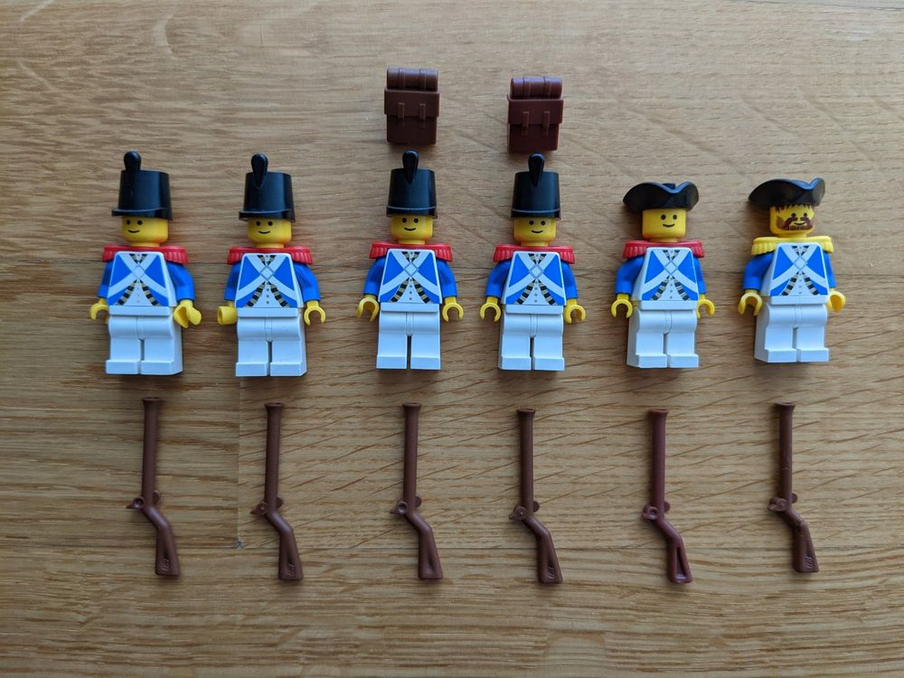 Lego System Imperial Soldiers 6 Blauröcke mit Zubehör | Kaufen auf Ricardo