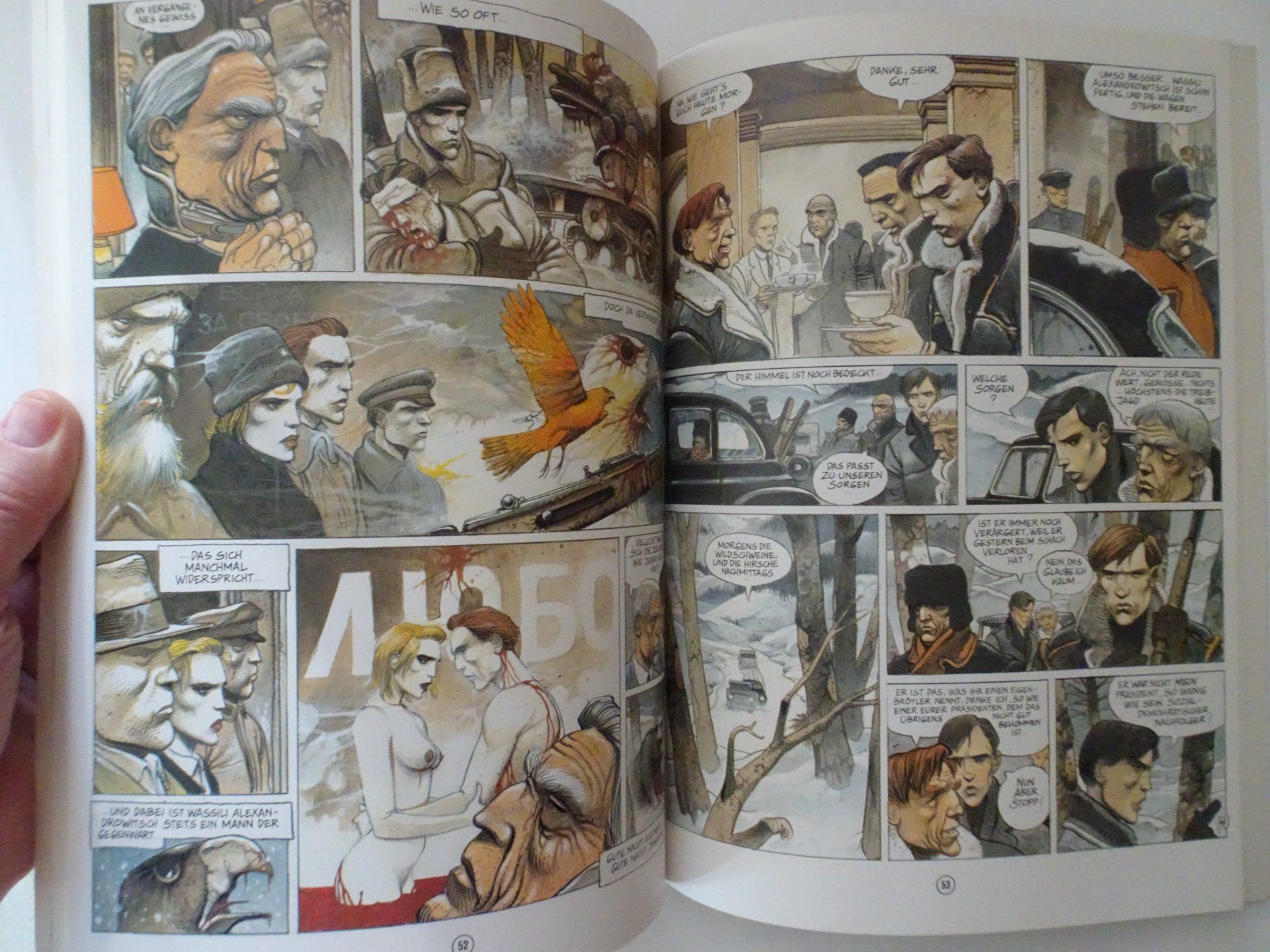 Christin/Bilal: TREIBJAGD -Top Zustand- Winter-Comic! SC (Gebraucht) in ...