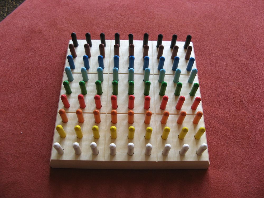 Colordoku Farbsudoku aus Holz (Gebraucht) in Zürich für CHF 12 – mit ...