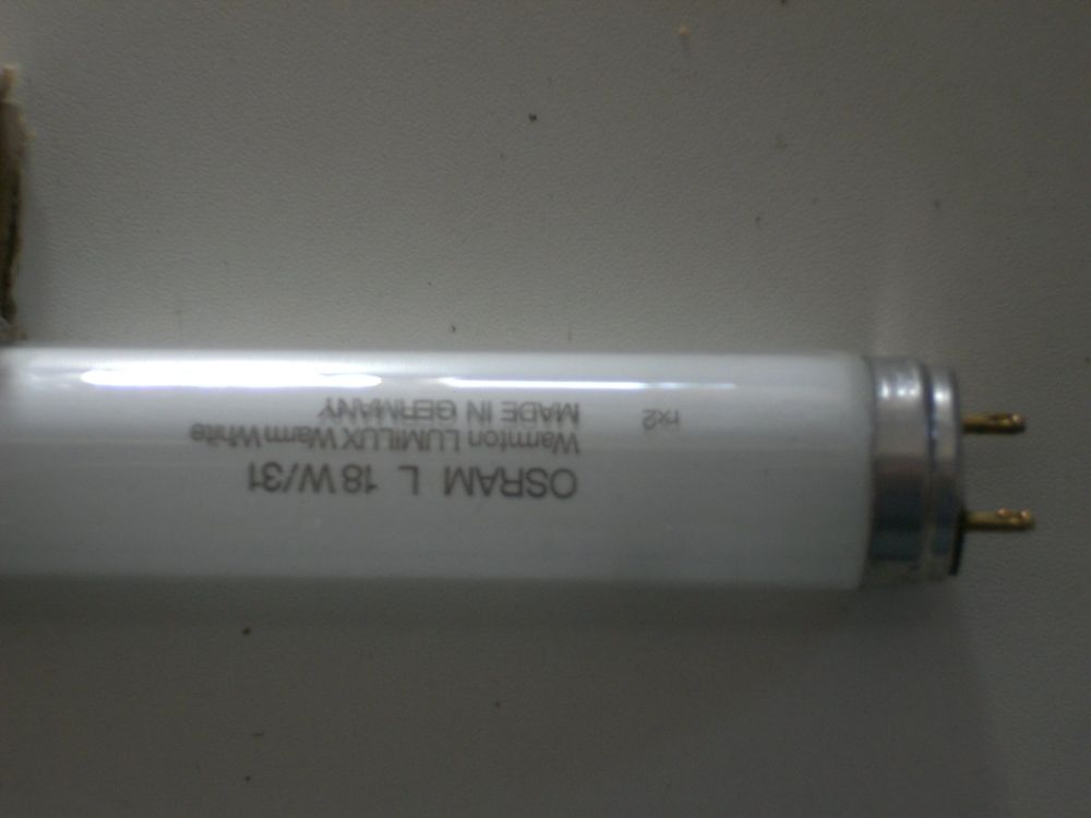 Leuchtstoffröhre Osram 60cm Lumilux L 18W/31 Warm White (Neu (gemäss ...