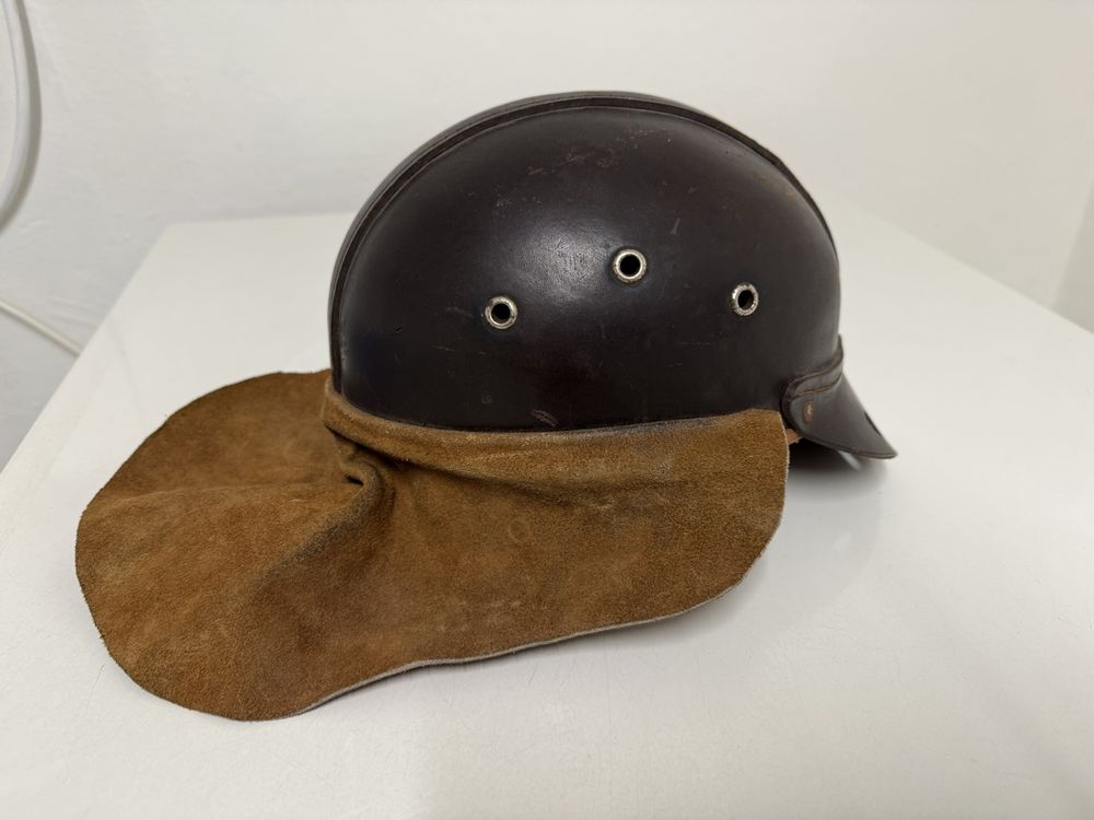 Oldtimer Mottorad Aviatic Autos Helm Lederhelm (Gebraucht) in Riehen ...