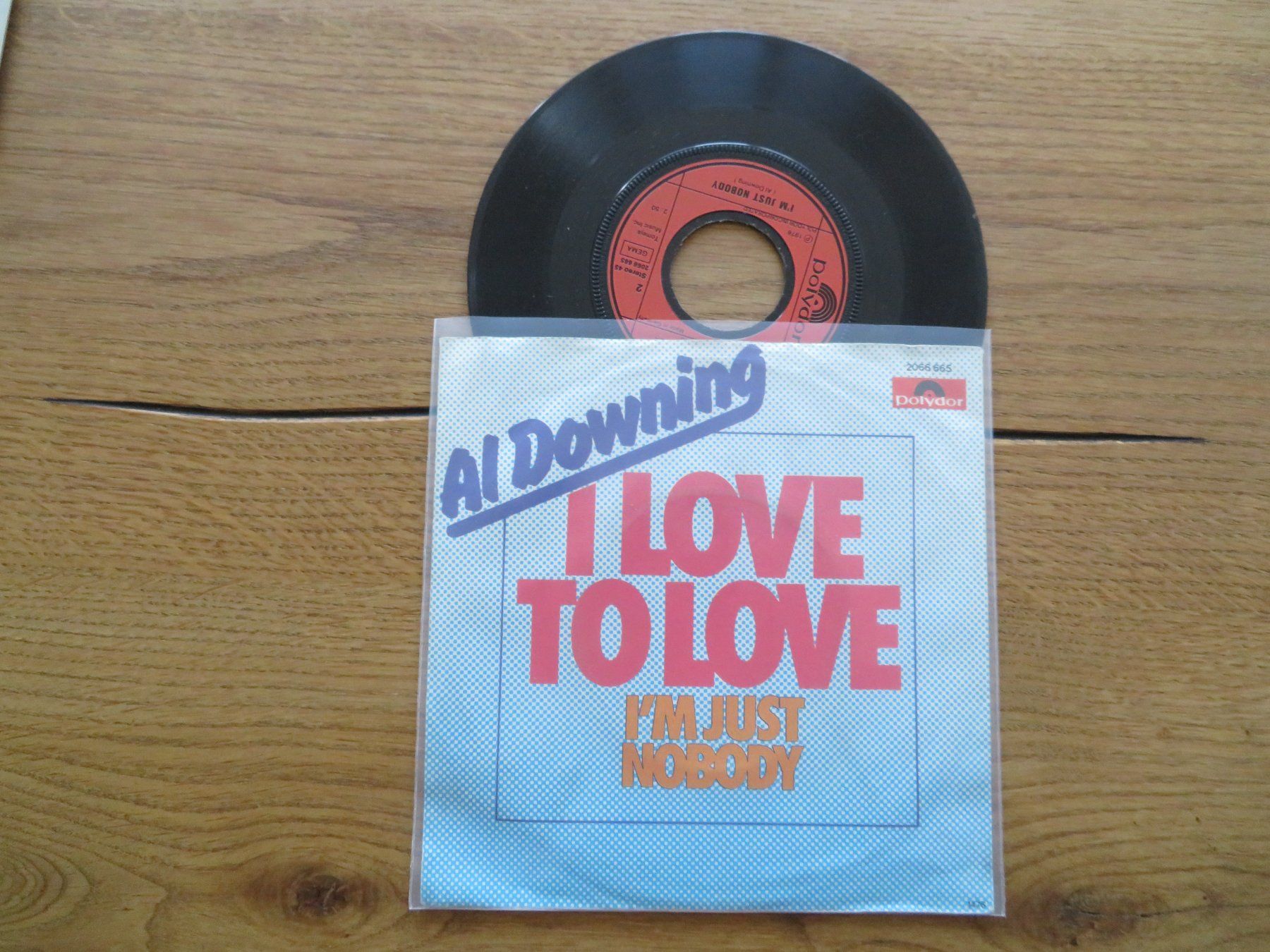 Al Downing - I Love To Love - Seltene Single - Top Zustand! (Neu ...