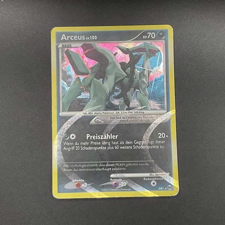 Platin Arceus - Arceus Holo AR1 DE Ab 1 | Kaufen auf Ricardo
