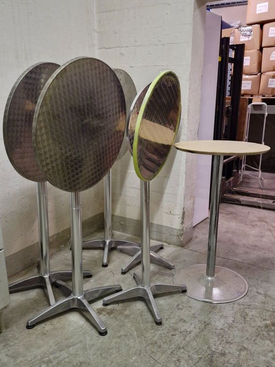 Stehtische 5 Stk. Stehbar (Gebraucht) in Dorf für CHF 25 – nur Abholung ...