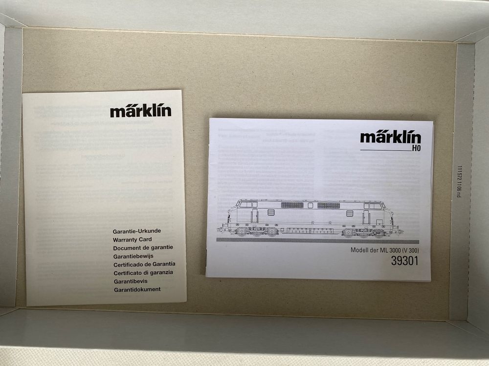 V 300 Märklin 39301 Krauss-Maffei Versuchslok ML 3000 C'C' (Neu (gemäss ...