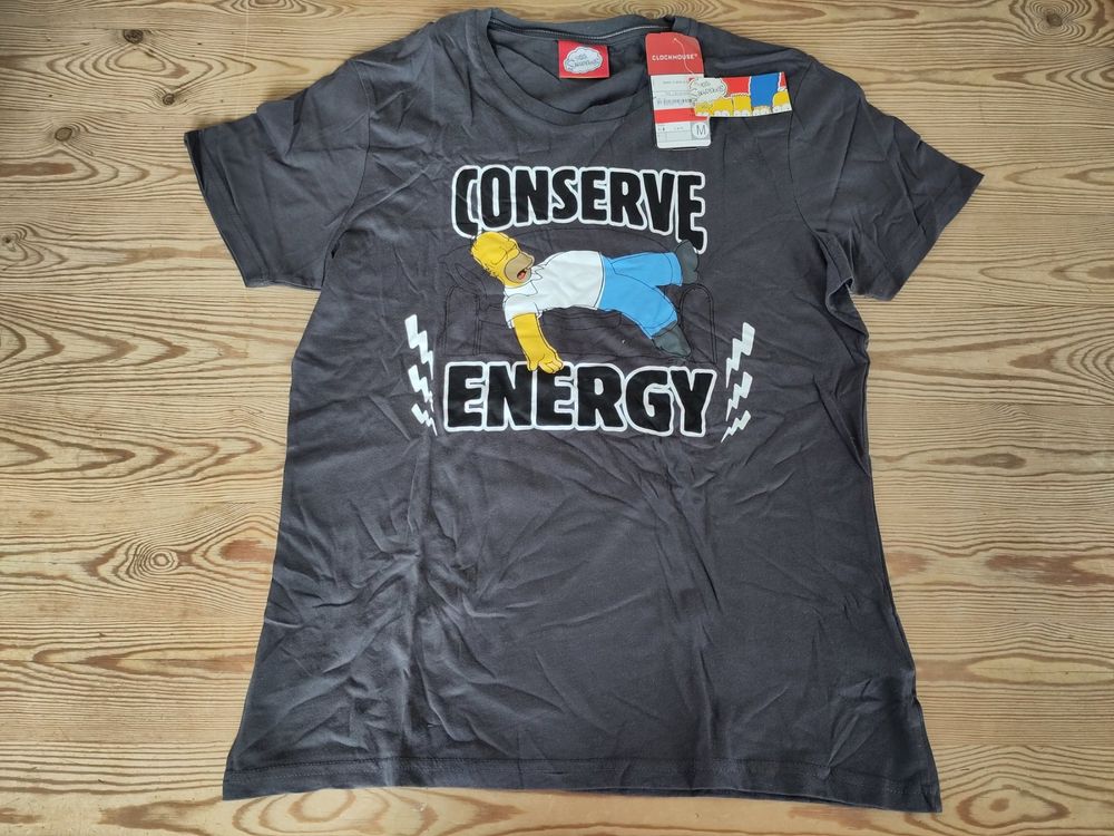 T-Shirts Simpsons (Homer conserve Energy) Gr. M | Kaufen auf Ricardo