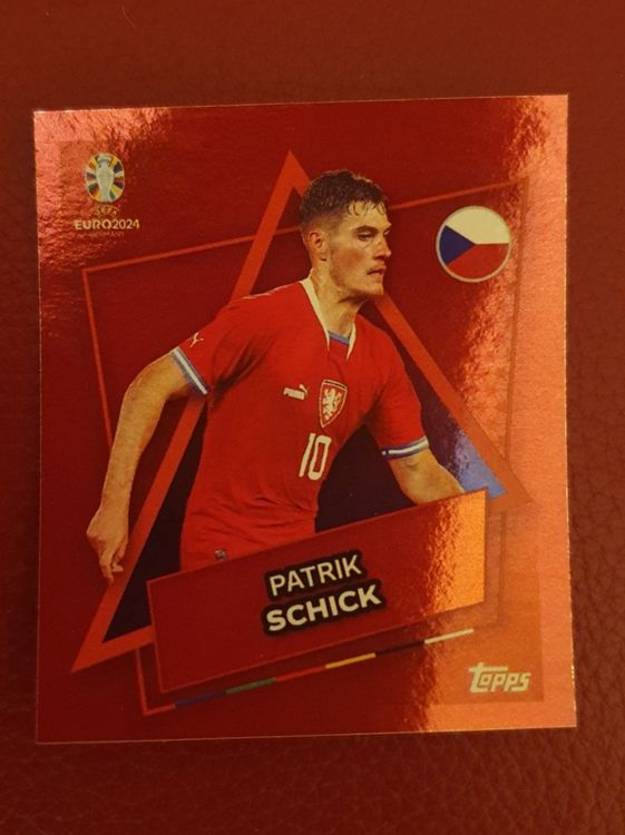 Topps UEFA Euro 2024 Sticker CZE SP PATRIK SCHICK (Neu und ...