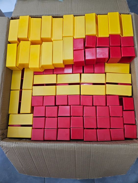 50x mini boîtes rouge - Sortierboxen - Sorting Boxes | Kaufen auf Ricardo