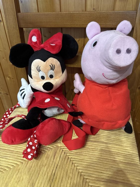 Minnie Mouse & Peppa Pig Rucksack, neuwertig, Top Zustand! (Neu (gemäss ...