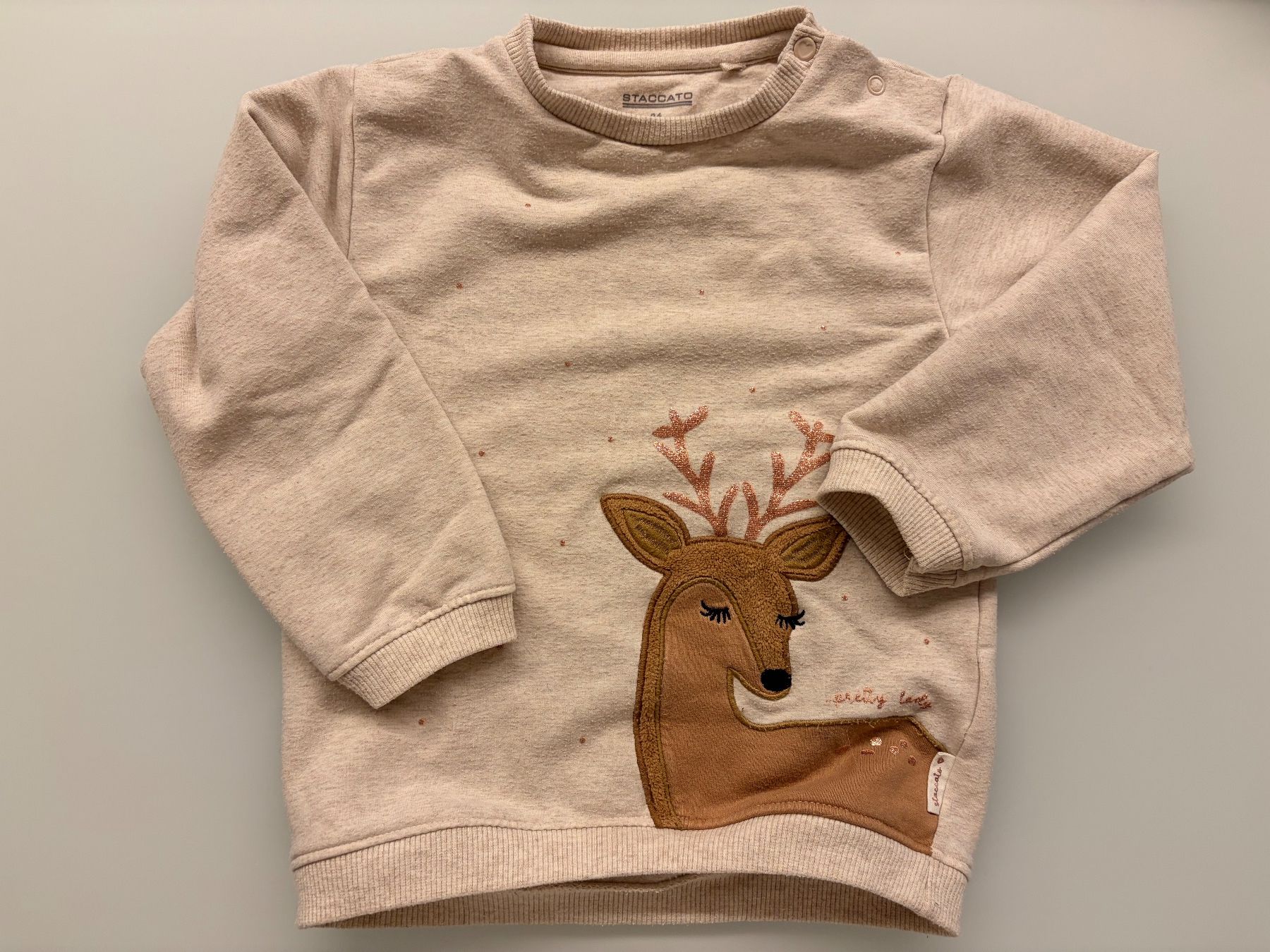 Pullover mit Reh Gr. 86 von Staccato (Gebraucht) in Lohn-Ammannsegg für ...