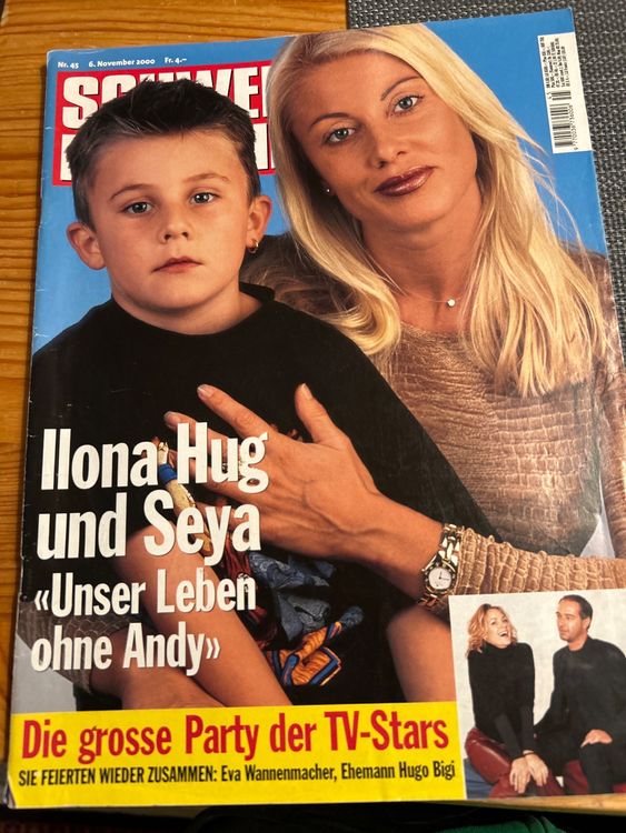 Schweizer Illustrierte 6.11.2000 andy hug (Gebraucht) in Champfèr für ...
