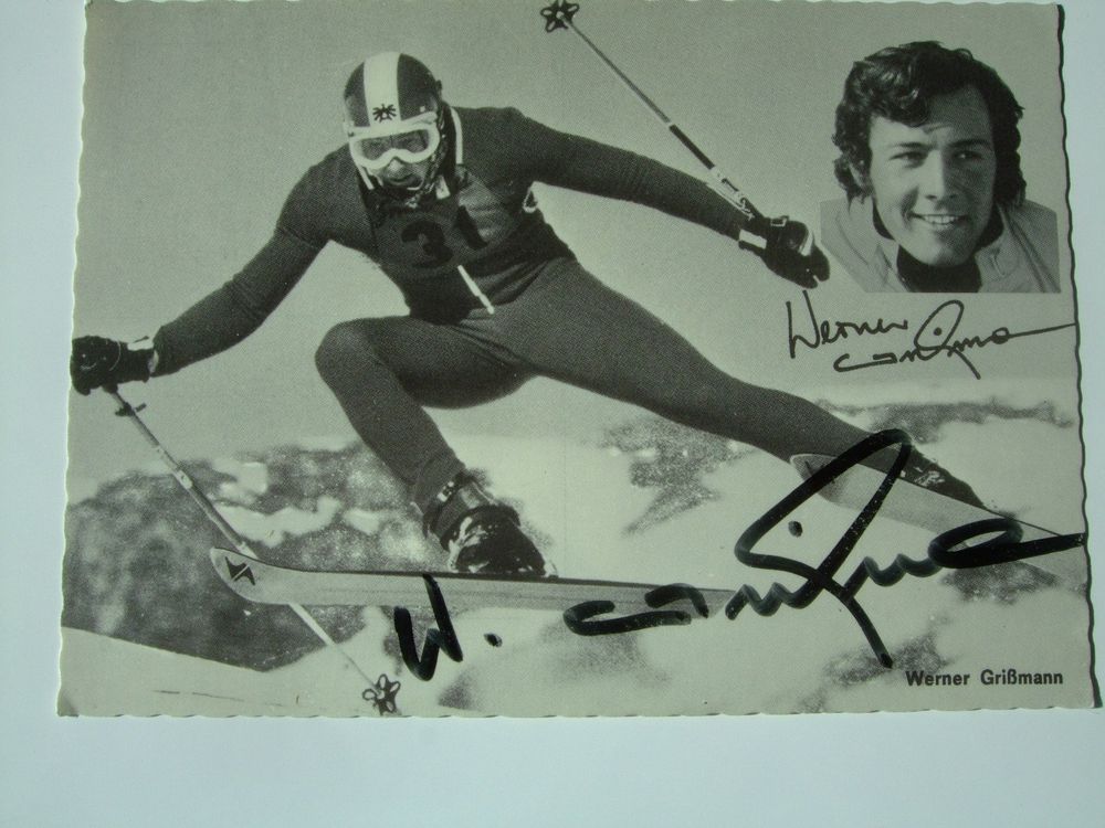 WERNER GRISSMANN (AUT) SKISTAR HANDSIGNIERT TOP AK (Gebraucht) in Schachen b. Reute für CHF 25 ...