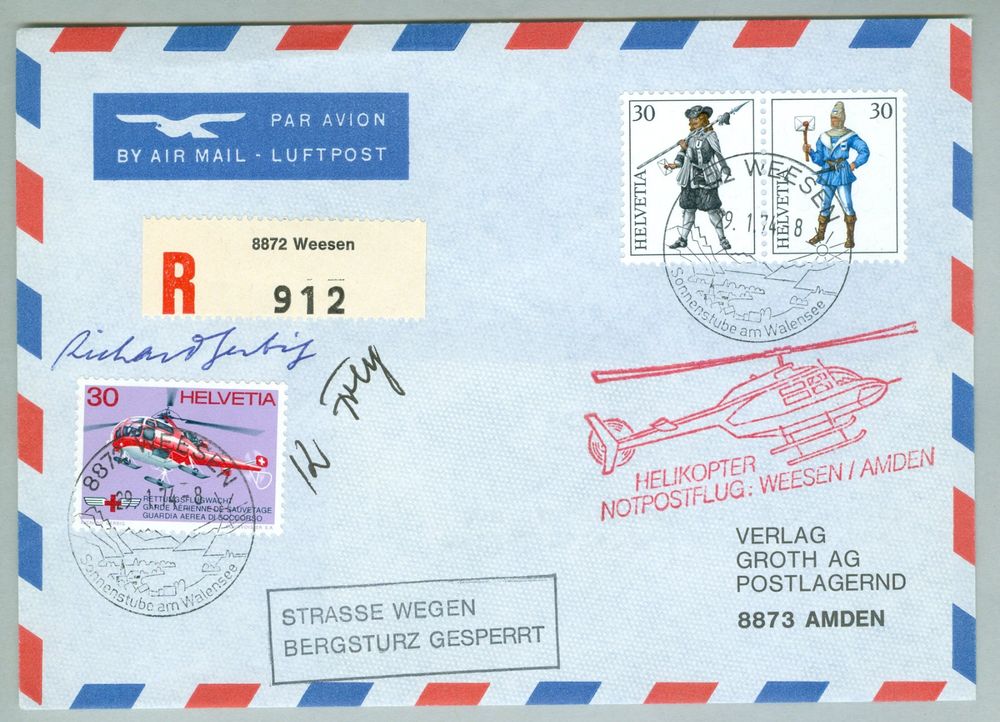 1974 Schweiz Flugpost NF (Gebraucht) in Zürich für CHF 15 – mit Lieferung auf Ricardo kaufen