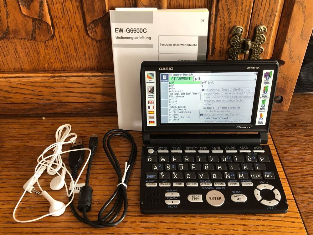 Casio elektr. Wörterbuch EW-G6600C | Kaufen auf Ricardo